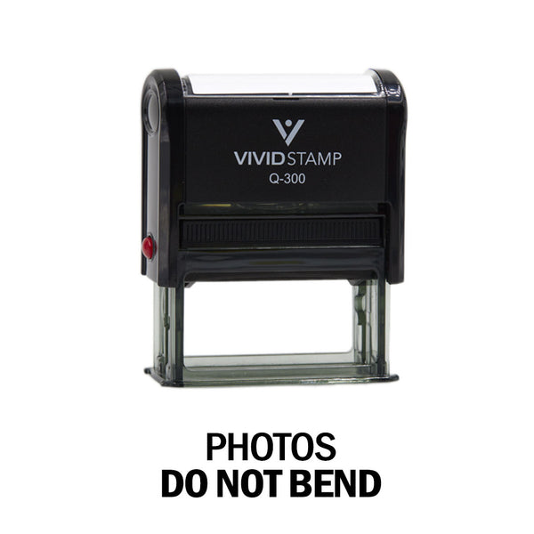 Vivid Stamp Photos Do Not Bend Business Self-Inking Rubber Stamps