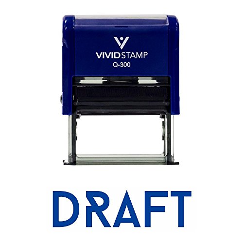 DRAFT Office Self-Inking Office Rubber Stamp – Vivid Stamp