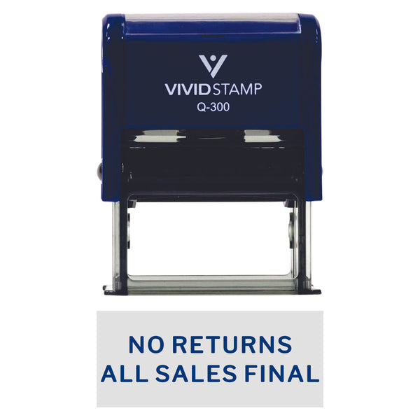NO RETURNS ALL SALES FINAL Self Inking Rubber Stamp – Vivid Stamp