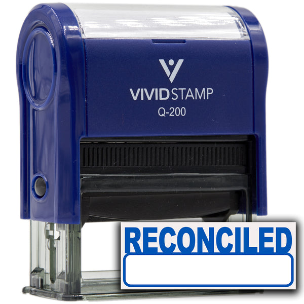 Basic Reconciled Self Inking Rubber Stamp – Vivid Stamp